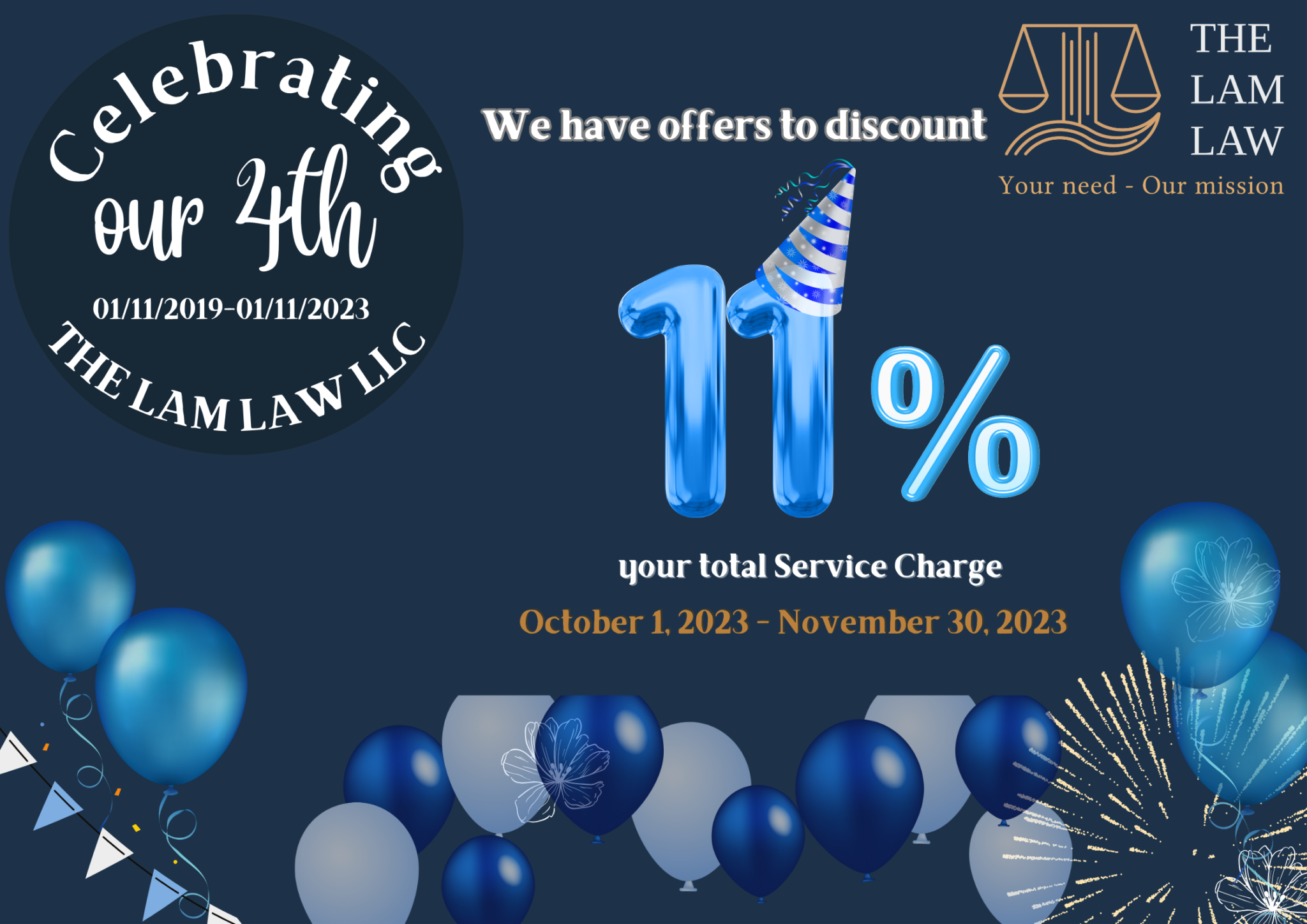 4th Anniversary Celebration Program of THE LAM LAW LLC - THE LAM LAW ...